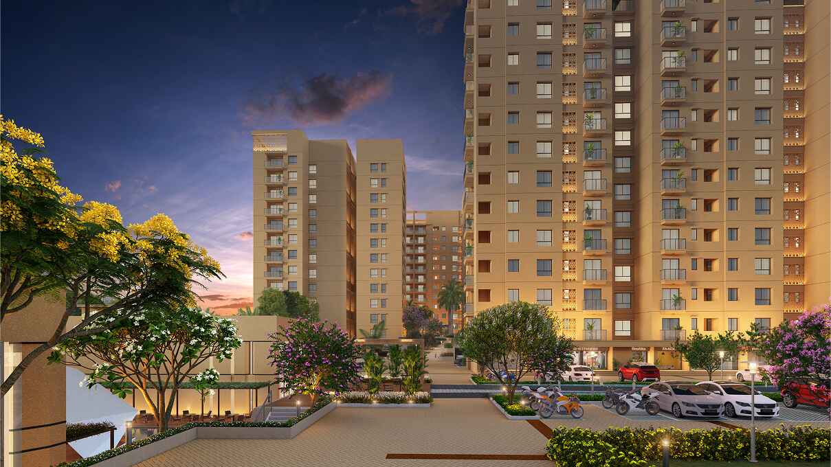 Premium 3 & 4 BHK Flats in Jaipur - Mahima Palm Springs